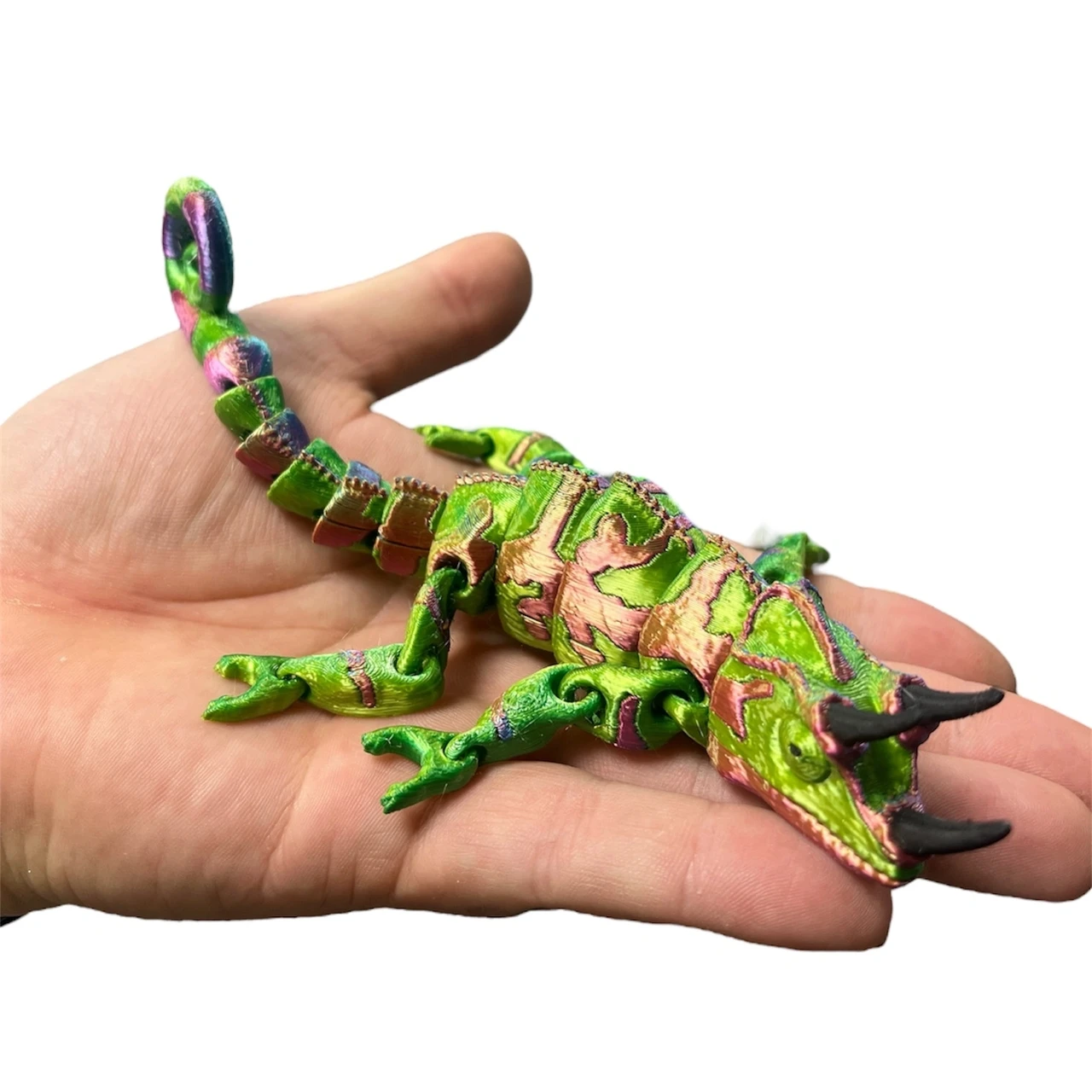 Suur värviline flexi-kameeleon – 3dmarket