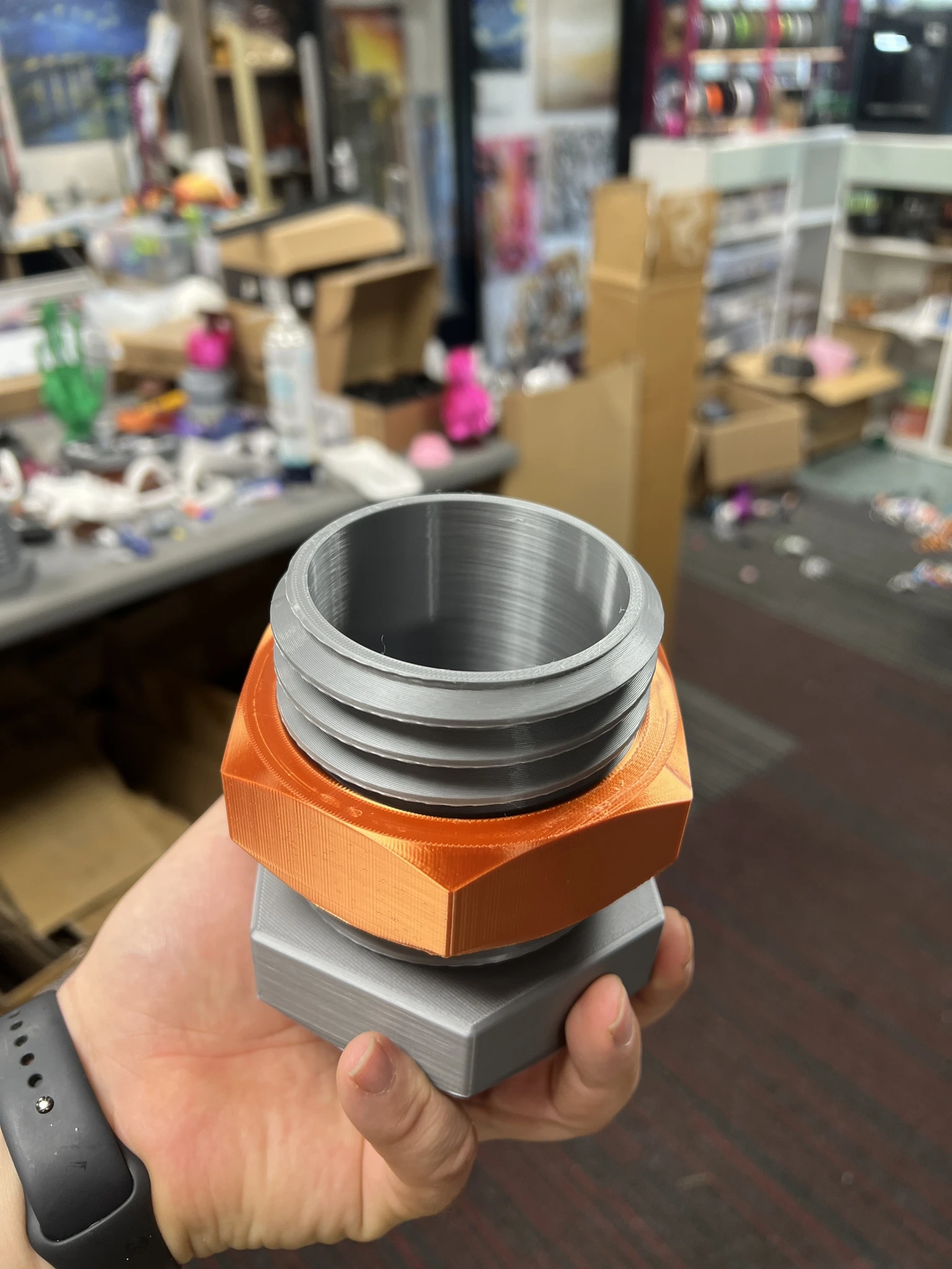 Polt ja mutter pliiatsitops. – 3dmarket