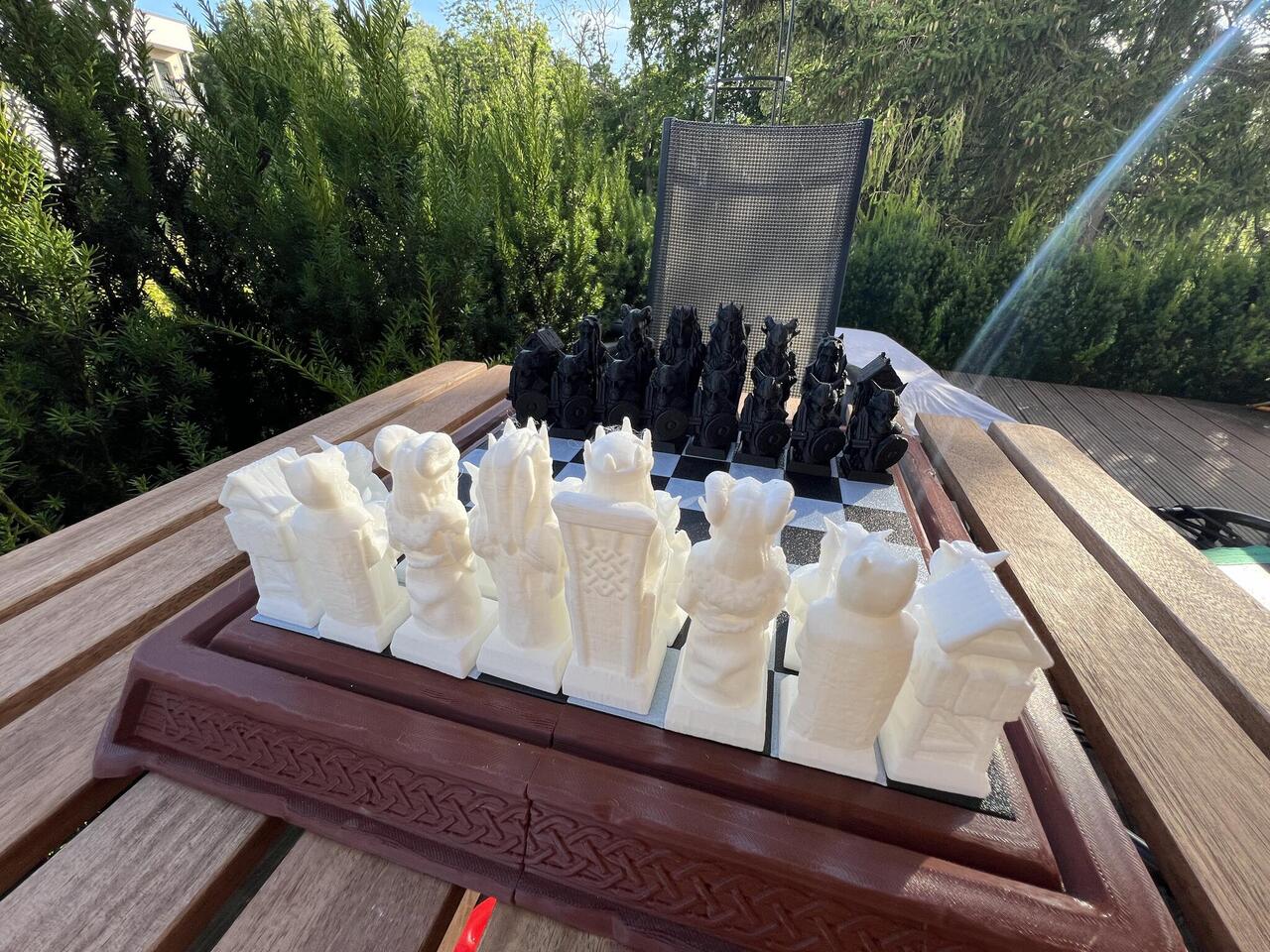 Malenuppude komplekt Viking must ja valge – 3dmarket